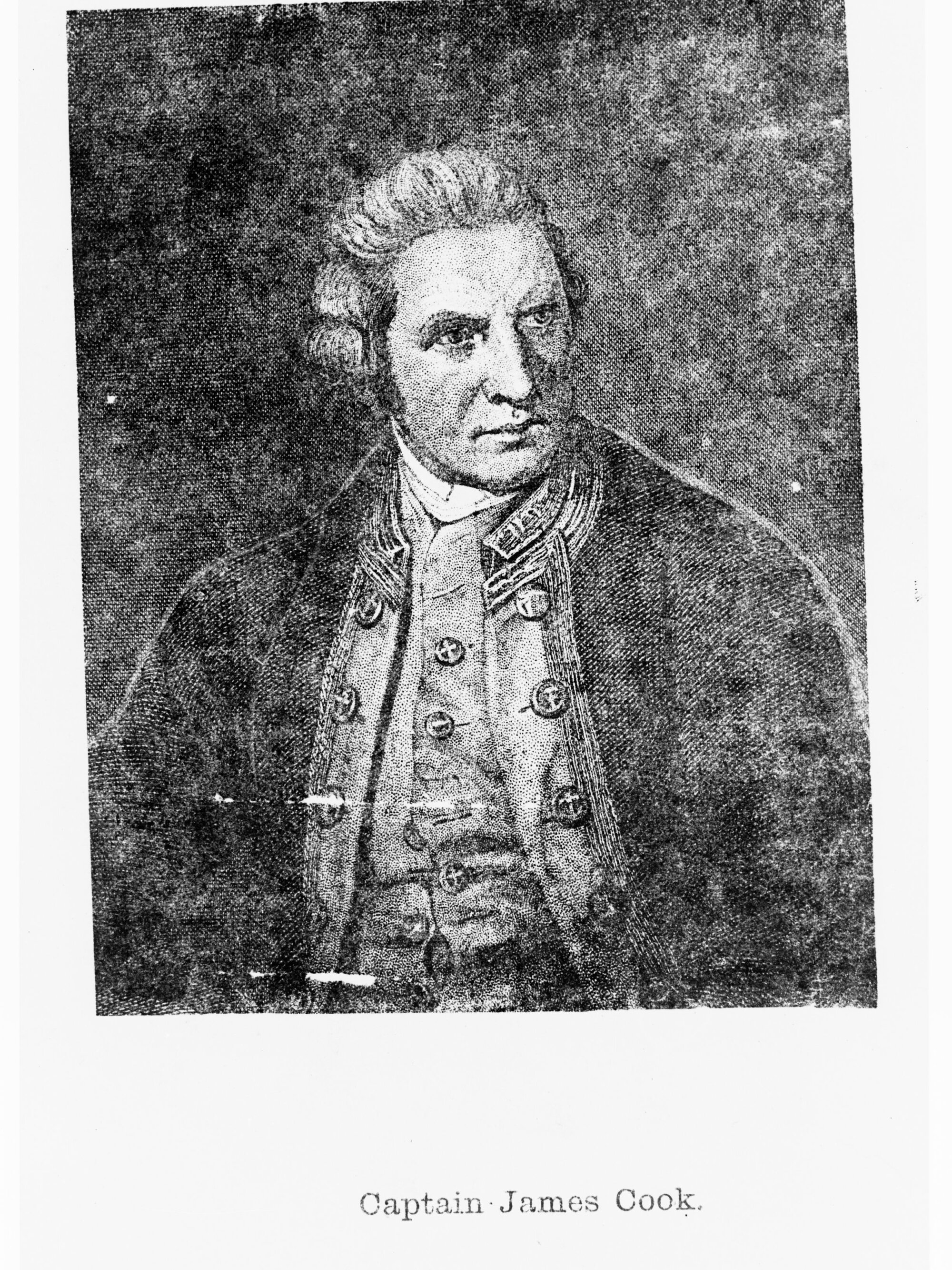 Portrait of Captain James Cook (1728-1779) - explored Australian coast ...