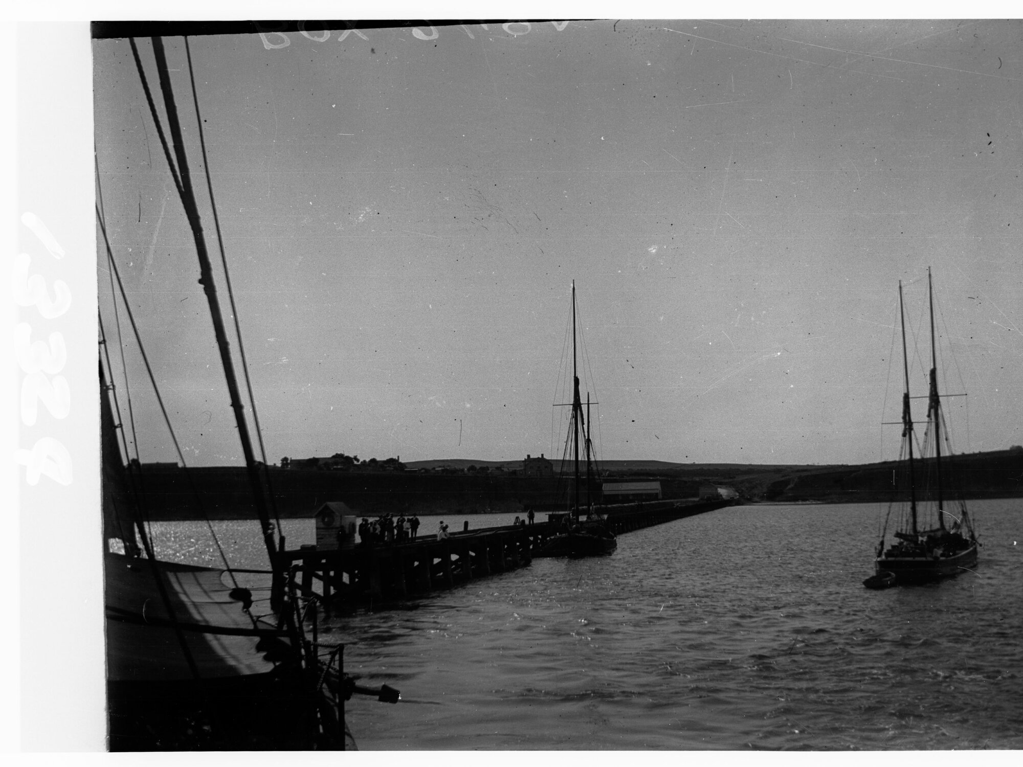 Ardrossan Jetty, ketches are berthed | History Trust