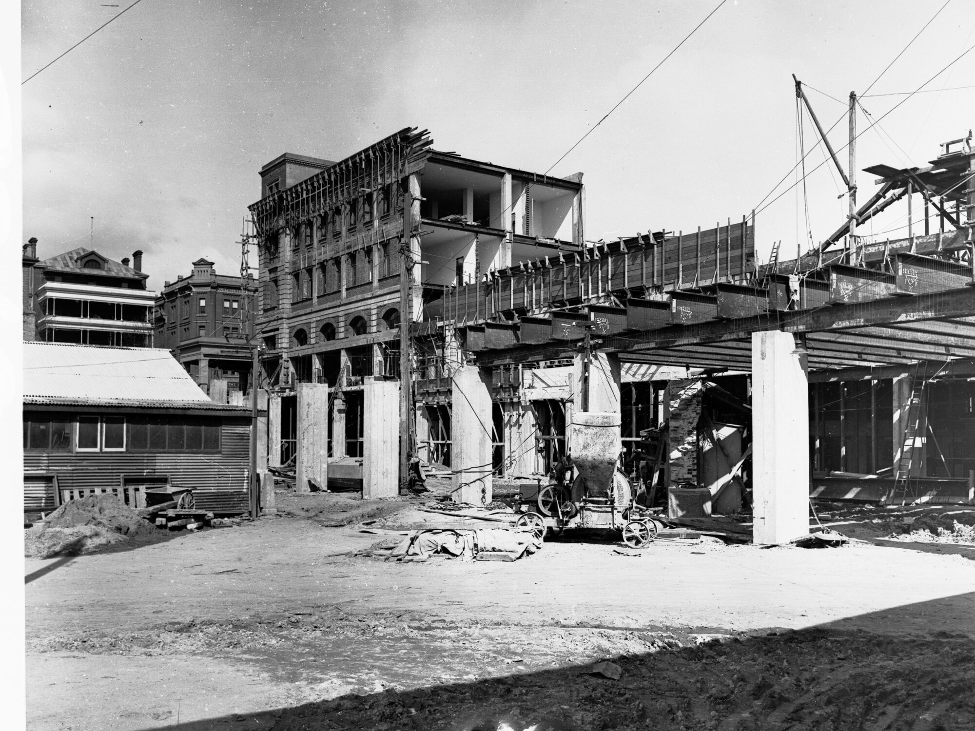 Construction of Adelaide Railway Station | History Trust