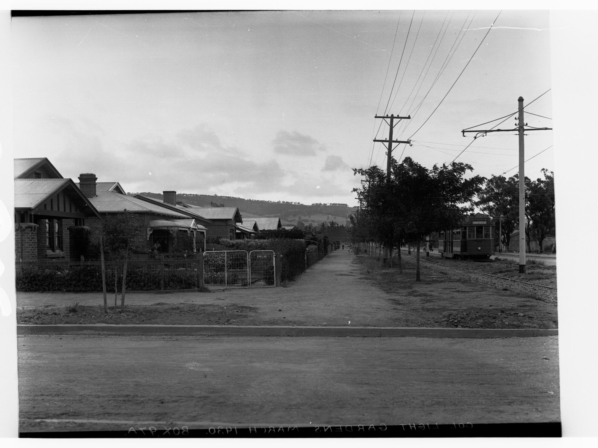 Bus in street, Colonel Light Gardens | History Trust