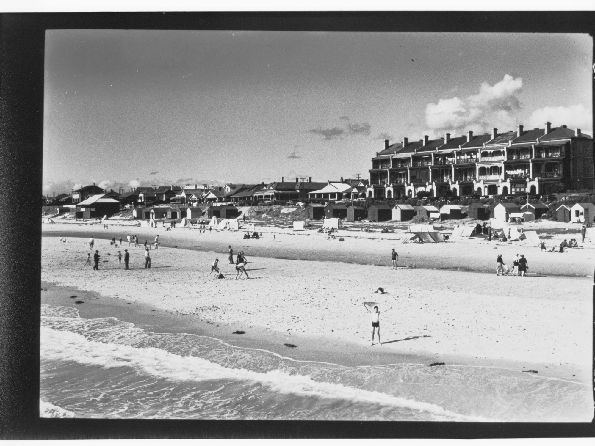 View of Grange beach taken from the water | History Trust